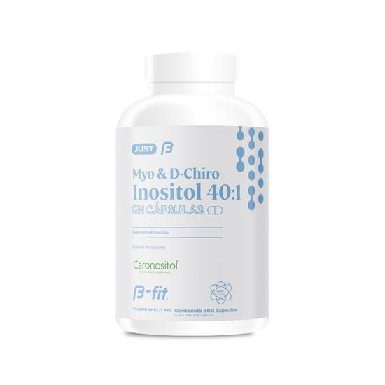 Myo y D-Chiro Inositol 40:1 en cápsulas: suplemento completo | B-fit