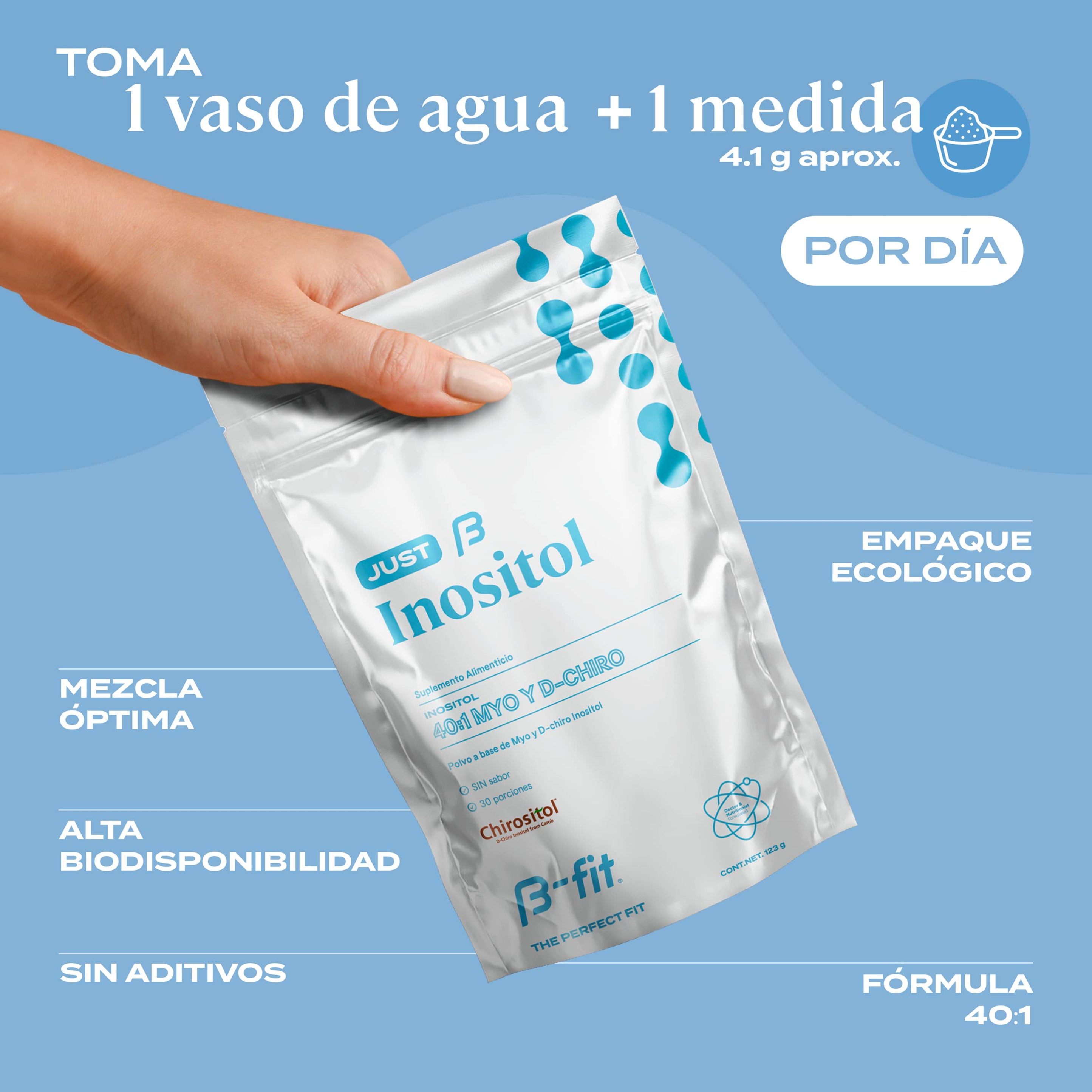 Myo-Inositol de alta pureza: Suplemento natural | B-fit