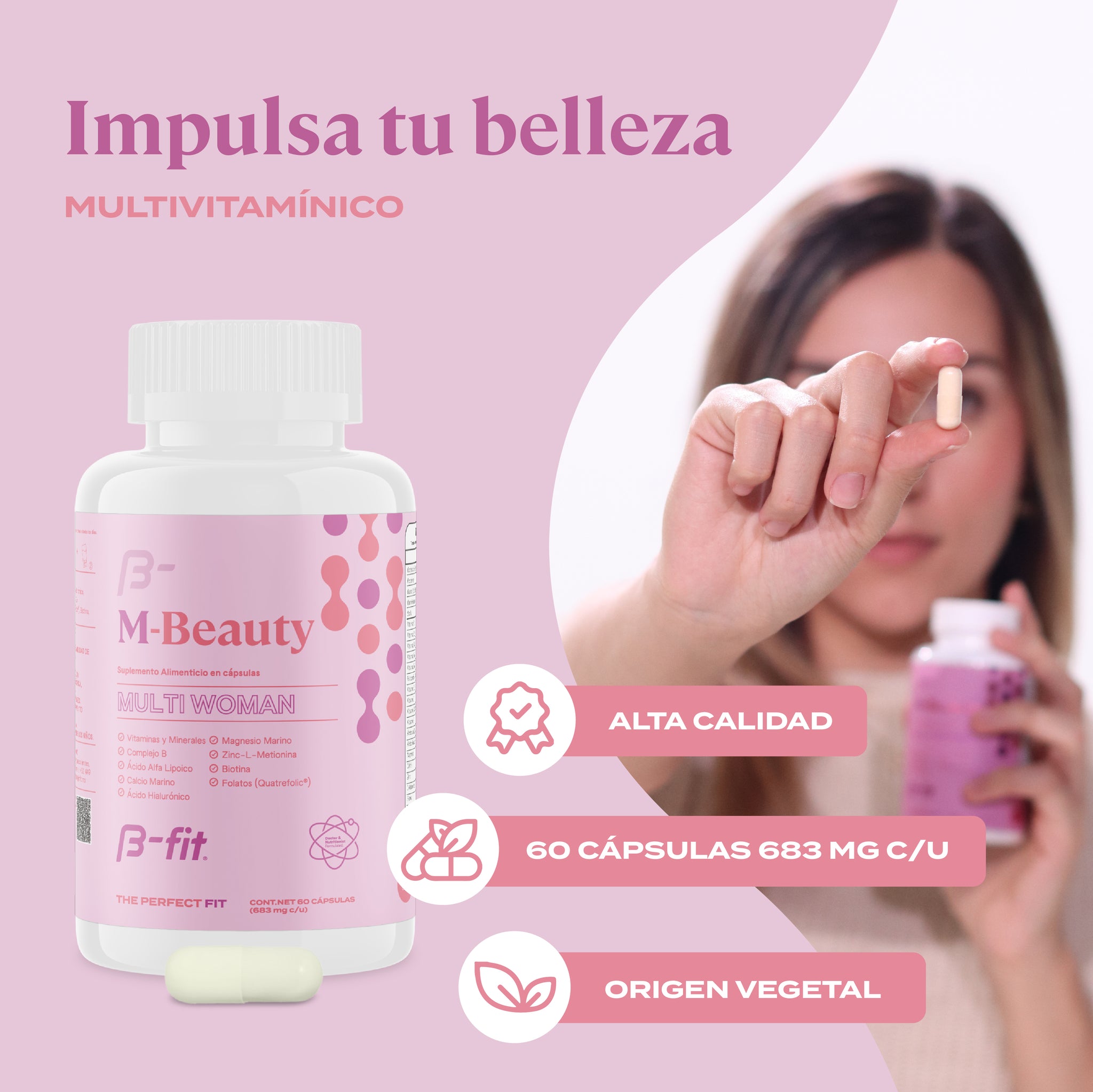 Multivitaminas M-Beauty Multi Woman | B-fit | B-fit