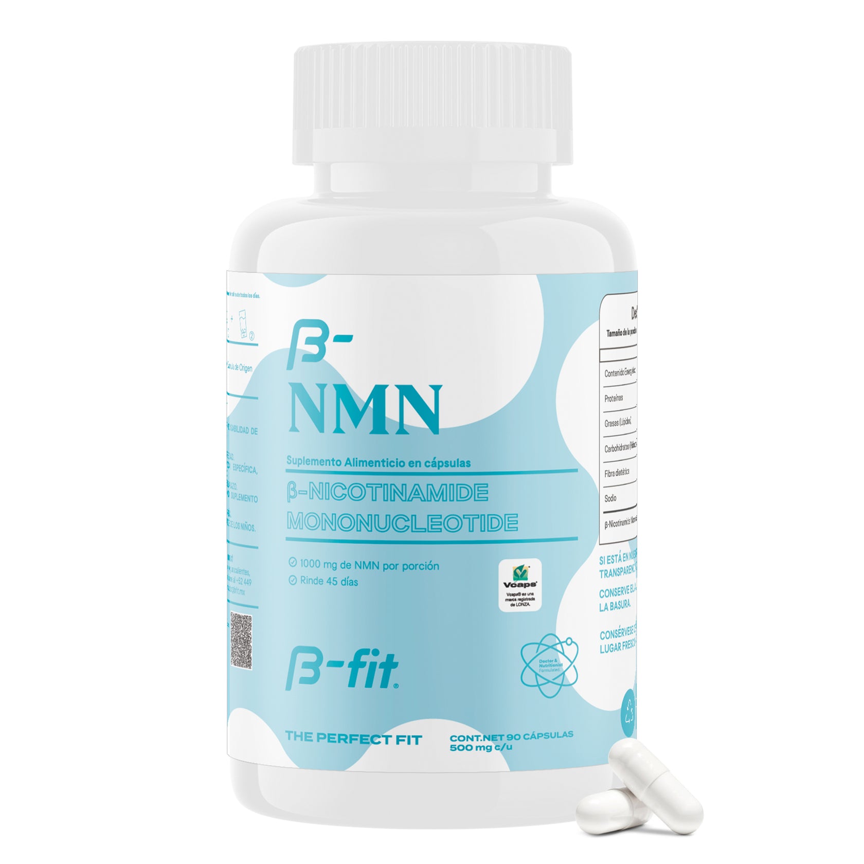Suplemento Nicotinamida Mononucleótida B-NMN 1000 mg | B-fit