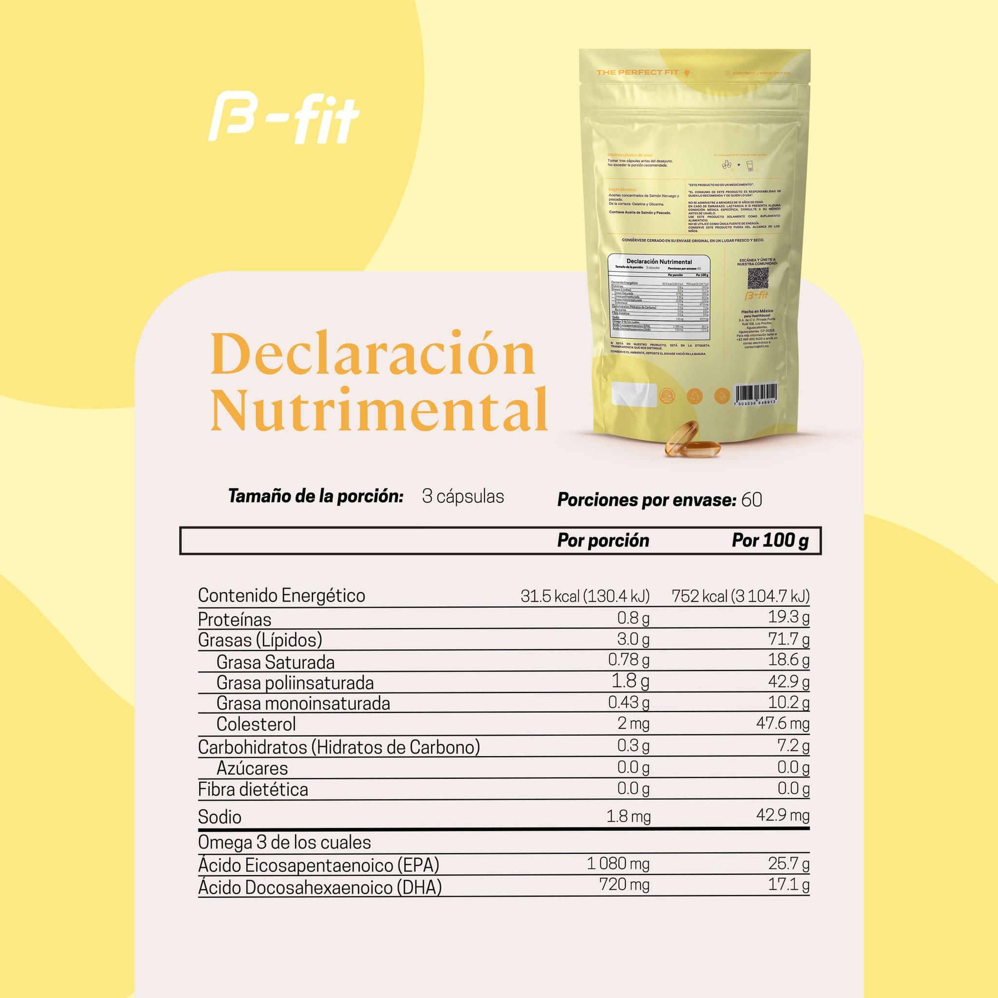 Omega 3 - Smart | B-fit | B-fit